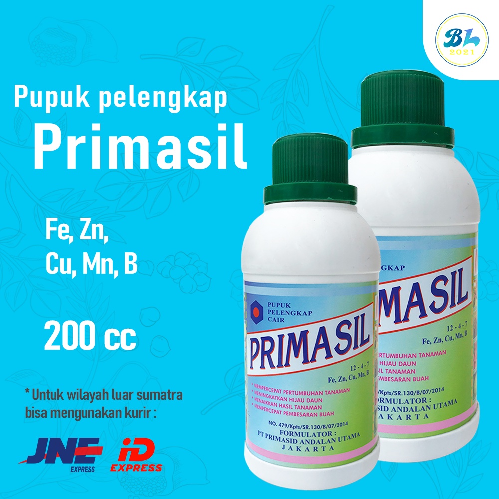Jual Pupuk Pelengkap Cair Primasil 200 CC Pupuk Pertumbuhan Tanaman ...