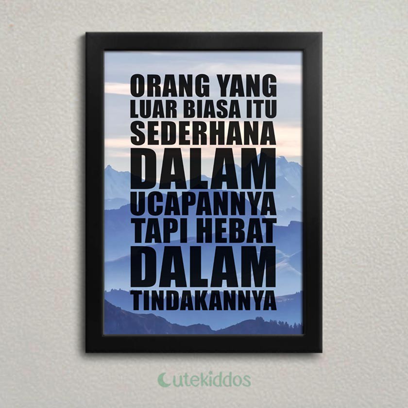 Jual Poster Kayu Motivasi Hiasan Dinding Inspiratif Dekorasi Kantor ...