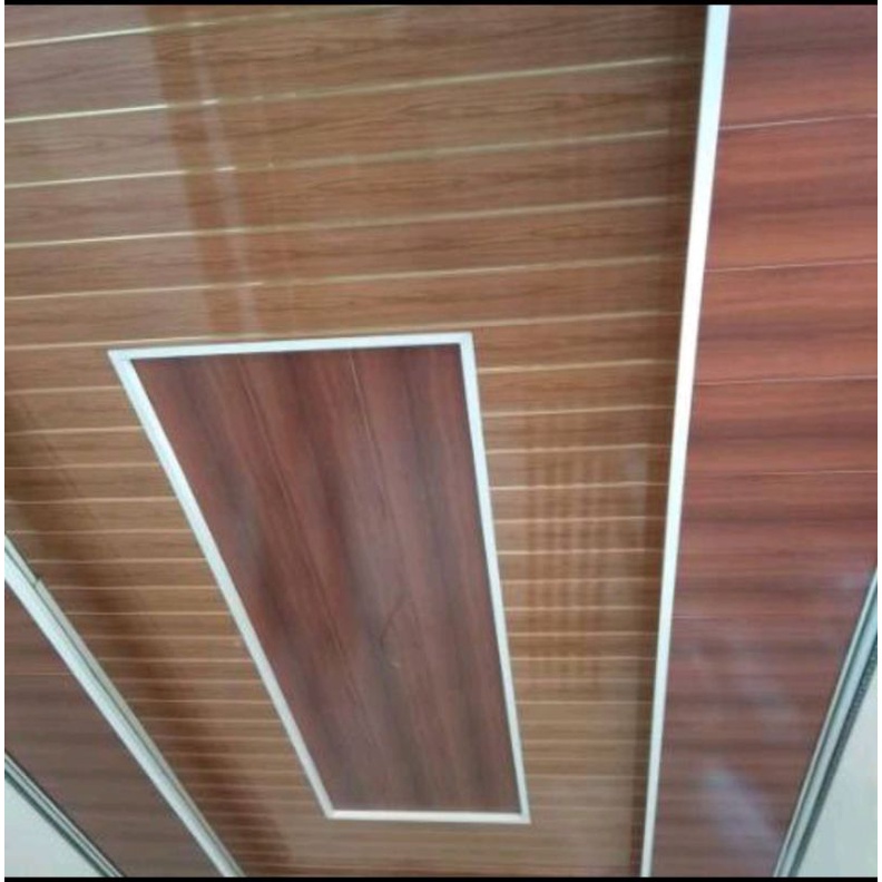 Jual Plafon PVC motif serat kayu | Shopee Indonesia
