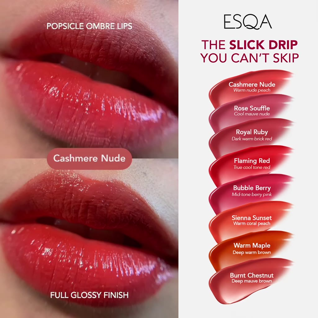 Jual ESQA Slick Drip Serum Lip Tint | Shopee Indonesia