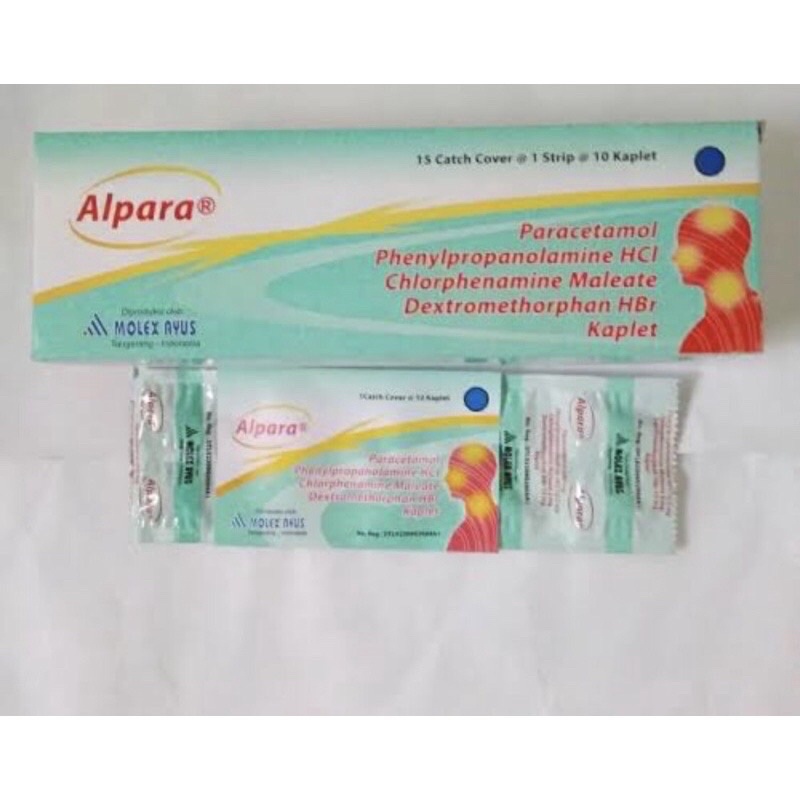 Jual alpara tablet / obat batuk pilek demam / obat flu/ alpara | Shopee ...
