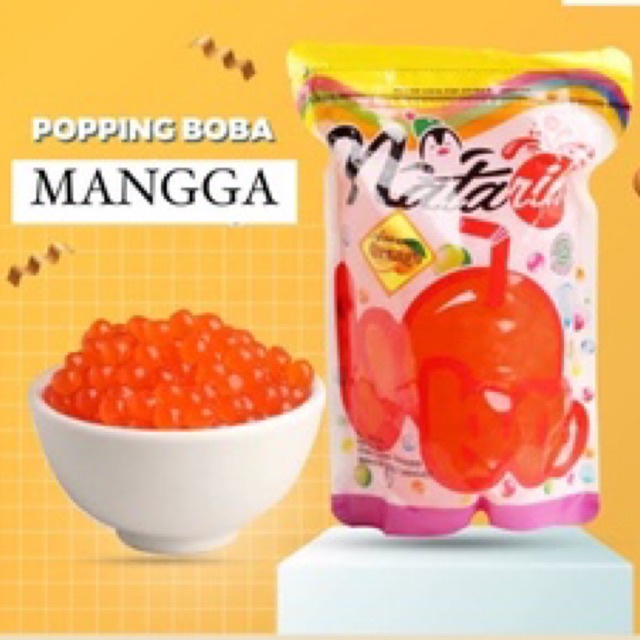 Jual POPPING BOBA RASA MANGGA 500 GR | Shopee Indonesia