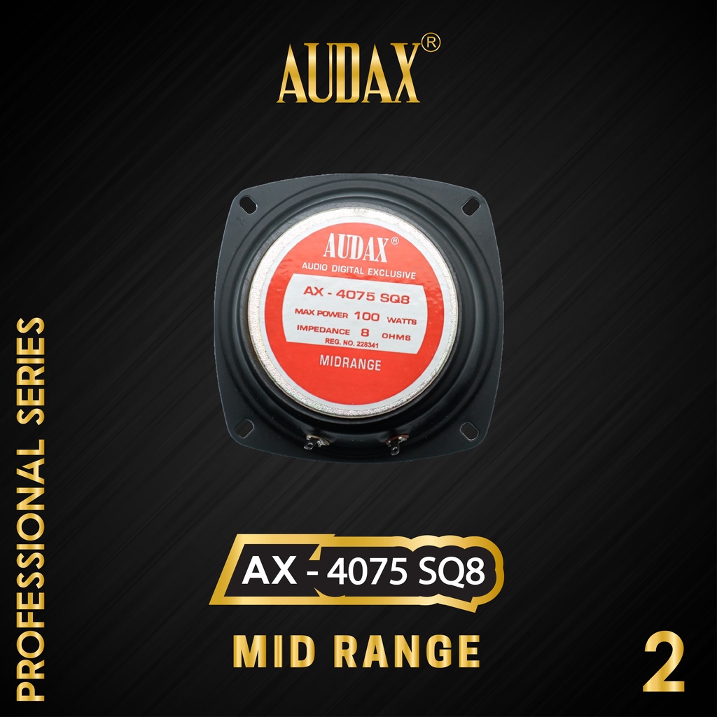 Jual Audax - Speaker Pasif 4" AX-4075 SQ8 / AX-4076 SQ8 Mid Range | Shopee Indonesia