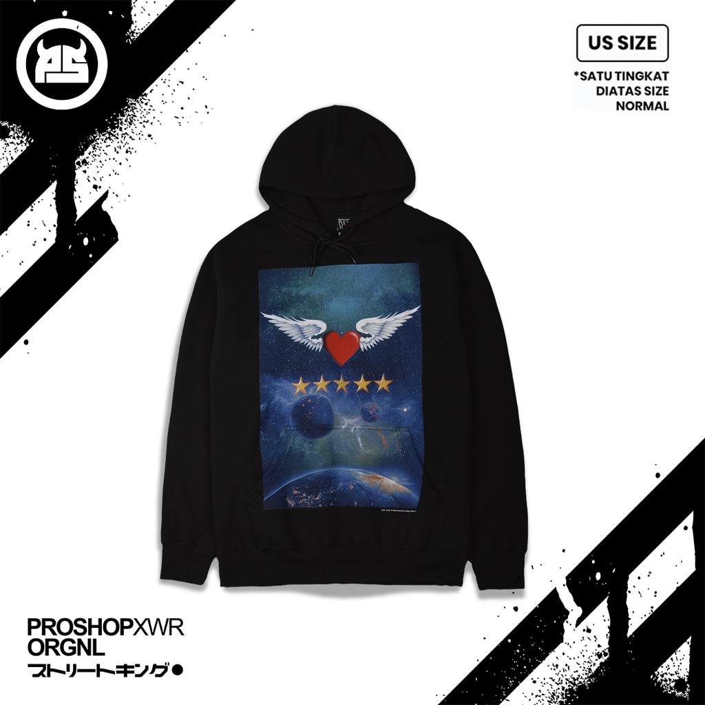 Jual Proshop | Bintang Lima Hoodie | Dewa 19 | Hitam | Shopee Indonesia