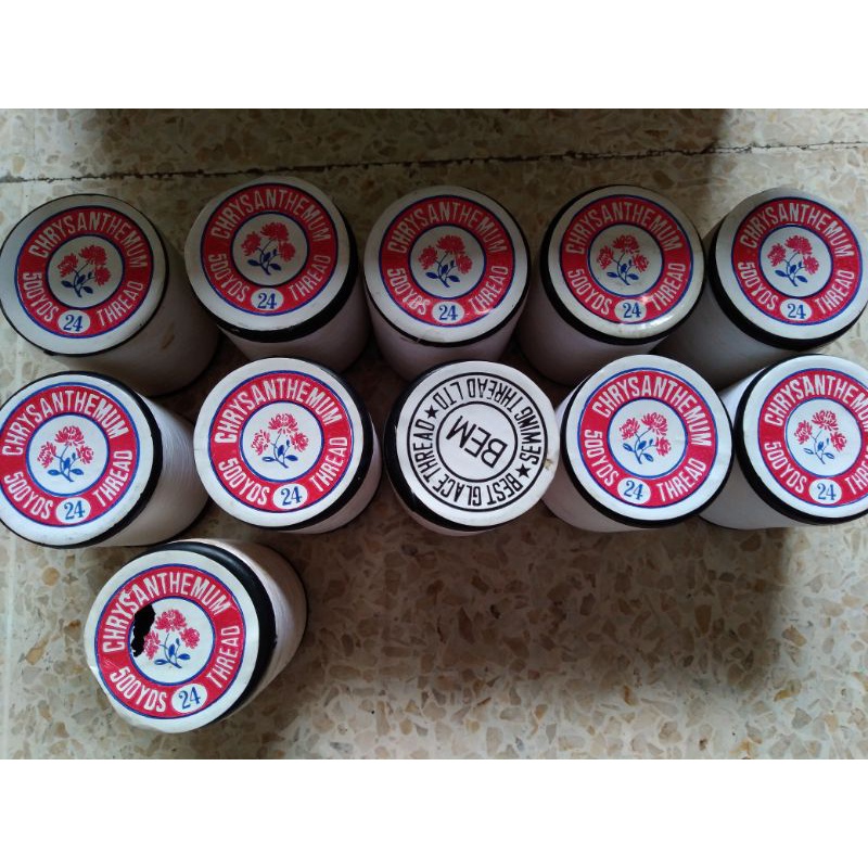 Jual Benang Layangan harga per pcs cap bunga Chrysanthemum uk.24 ...