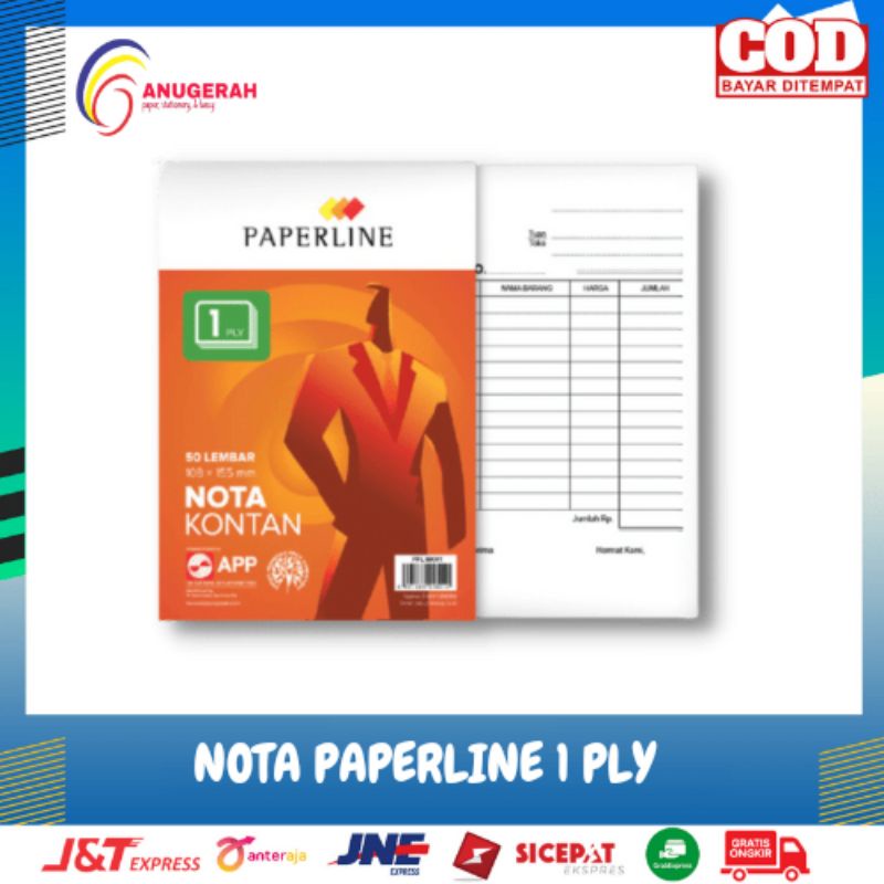 Jual NOTA PAPERLINE 1 PLY (Kecil) (PCS) | Shopee Indonesia