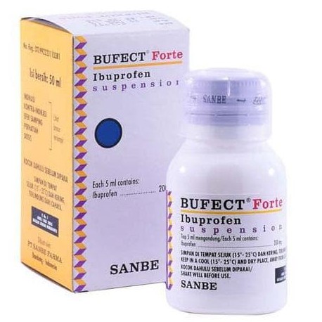 Jual BUFECT FORTE SYRUP 50 ML - OBAT DEMAM | Shopee Indonesia