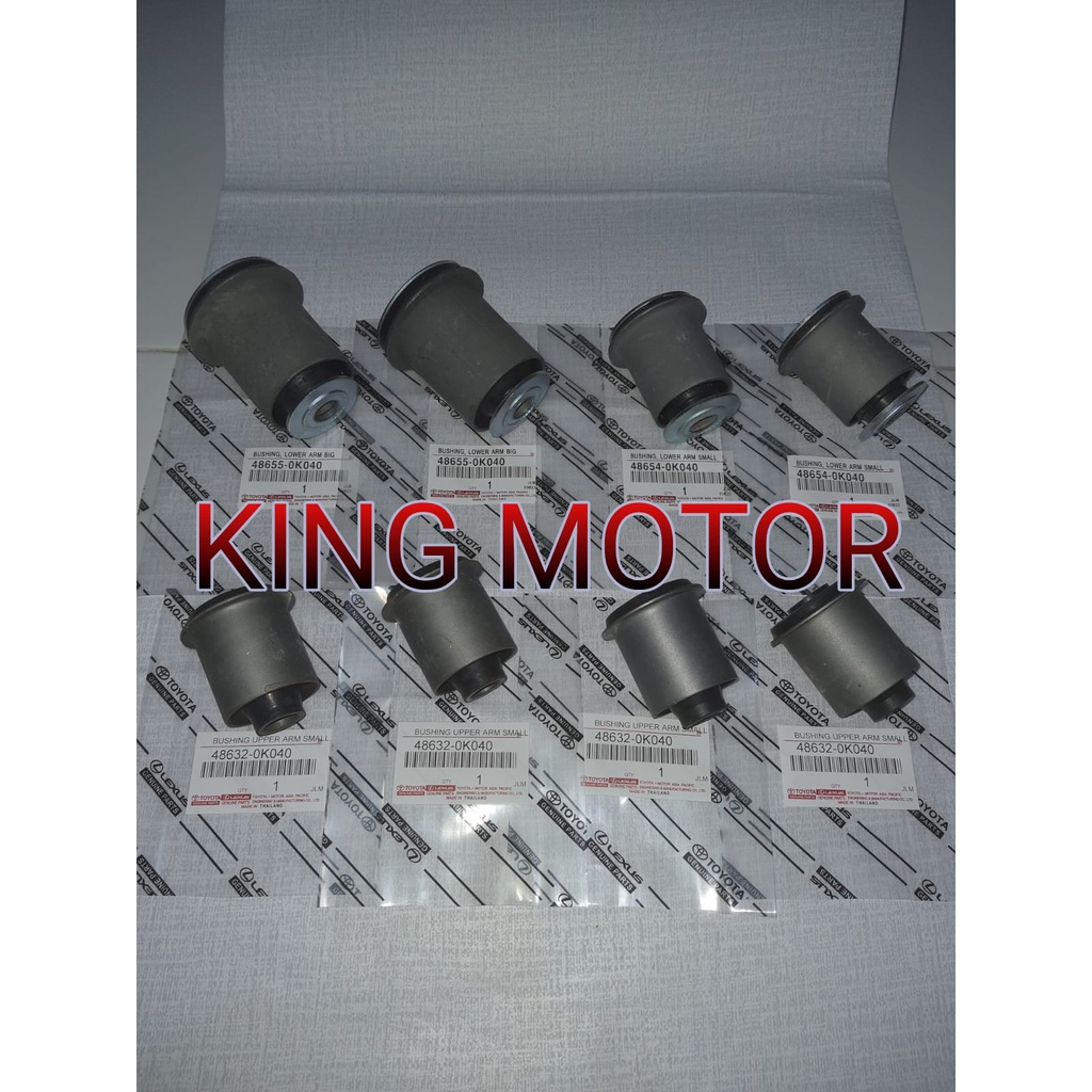 Jual Bushing Arm Set - Bottom Top Bushing Fortuner Hilux ORI(1Set 8 pc ...