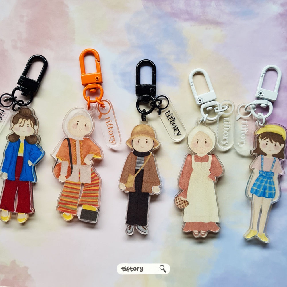 Jual TIFTORY Activity Series Acrylic Keychain / Gantungan Kunci Akrilik ...