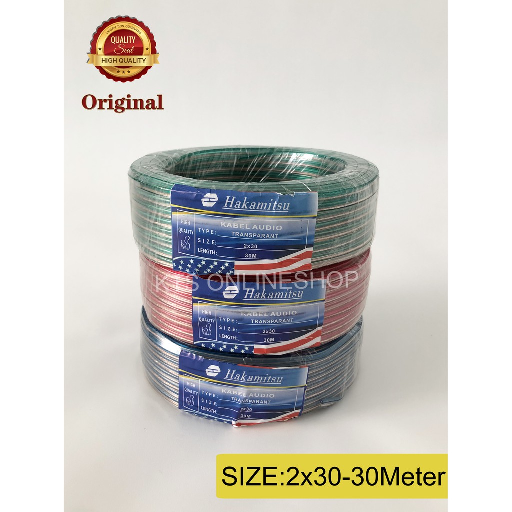 Jual KABEL LISTRIK TRANSPARAN KABEL SERABUT PER ROL 2 X 30 2x30x30Meter | Shopee Indonesia