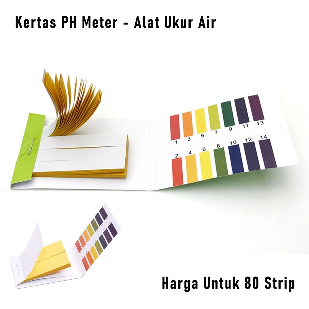 Jual Kertas PH Meter Alat Ukur Ph Air Kertas Lakmus Tester Refill ...