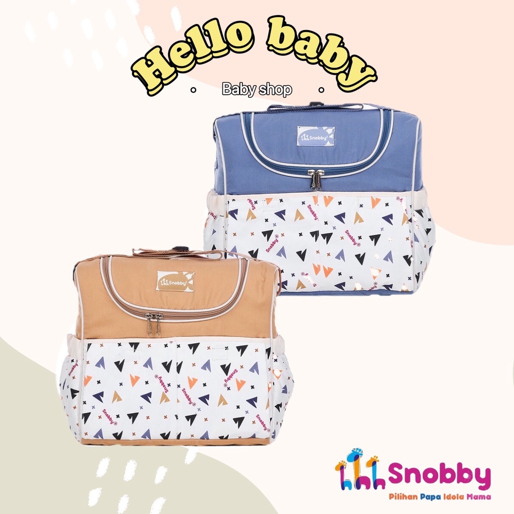 Jual Snobby Tas Bayi Medium Summit Series Saku Print TPT6272 | Shopee ...