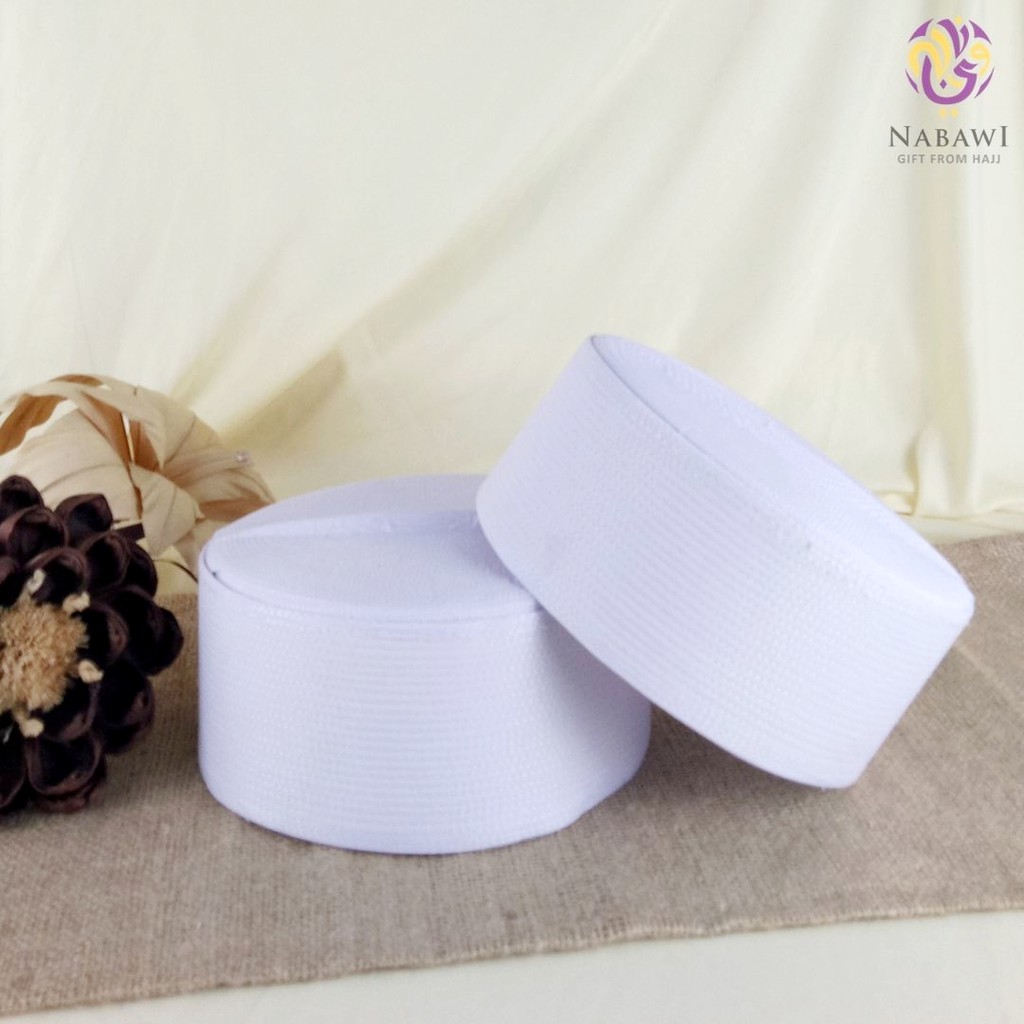 Jual Peci Haji Songkok Haji Habib Bahar bin Smith Kopiah Dewasa Putih ...