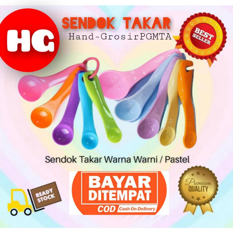 Jual Sendok Takar / Sendok Takaran / Measuring Spoon (1 SET 5 SENDOK ...