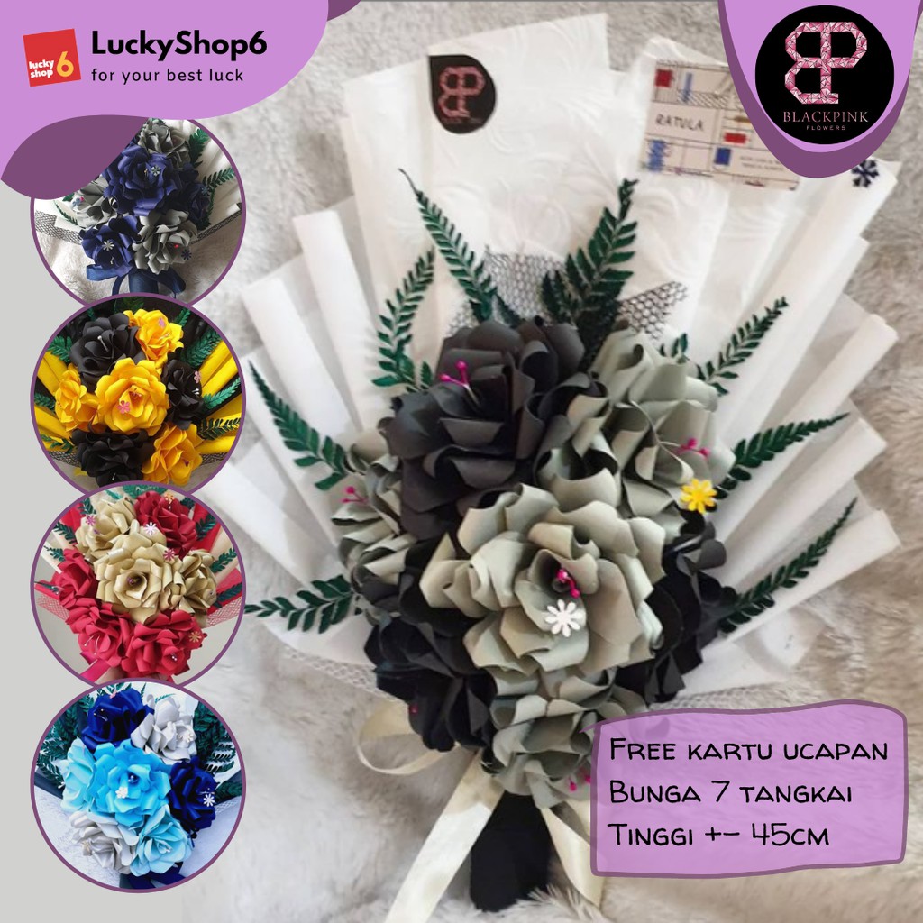 Jual Buket Bunga Kertas Besar GZ Flower Bouquet Artificial Wisuda ...