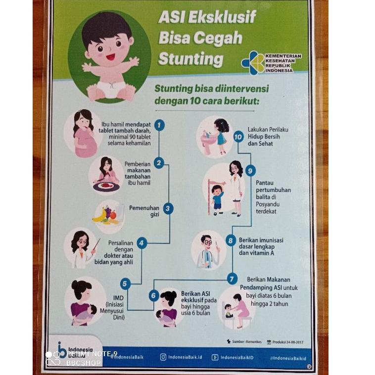 Jual パ (135) POSTER ASI EKSKLUSIF BISA CEGAH STUNTING と | Shopee Indonesia