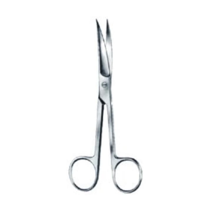 Jual Gunting Operasi Bengkok Tajam-Tajam Stailess Steel Onemed 18 Cm OJ ...