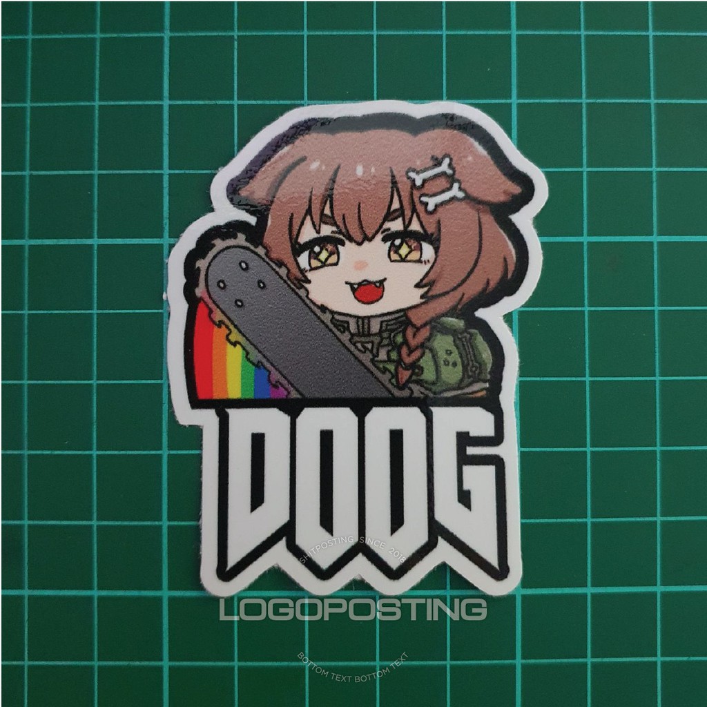Jual DOOG - Sticker Logoposting Inugami Korone Hololive | Shopee Indonesia