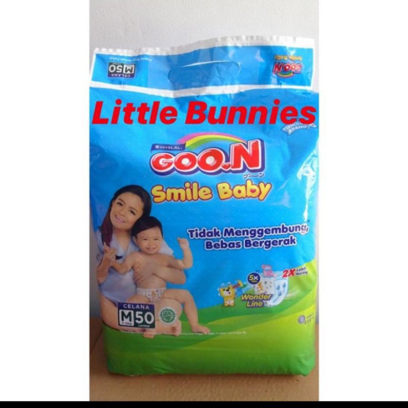 Jual Goon Smile Baby Pants kemasan jumbo ukuran M isi 50pcs / L isi 44pcs/ XL isi 38pcs | Shopee ...