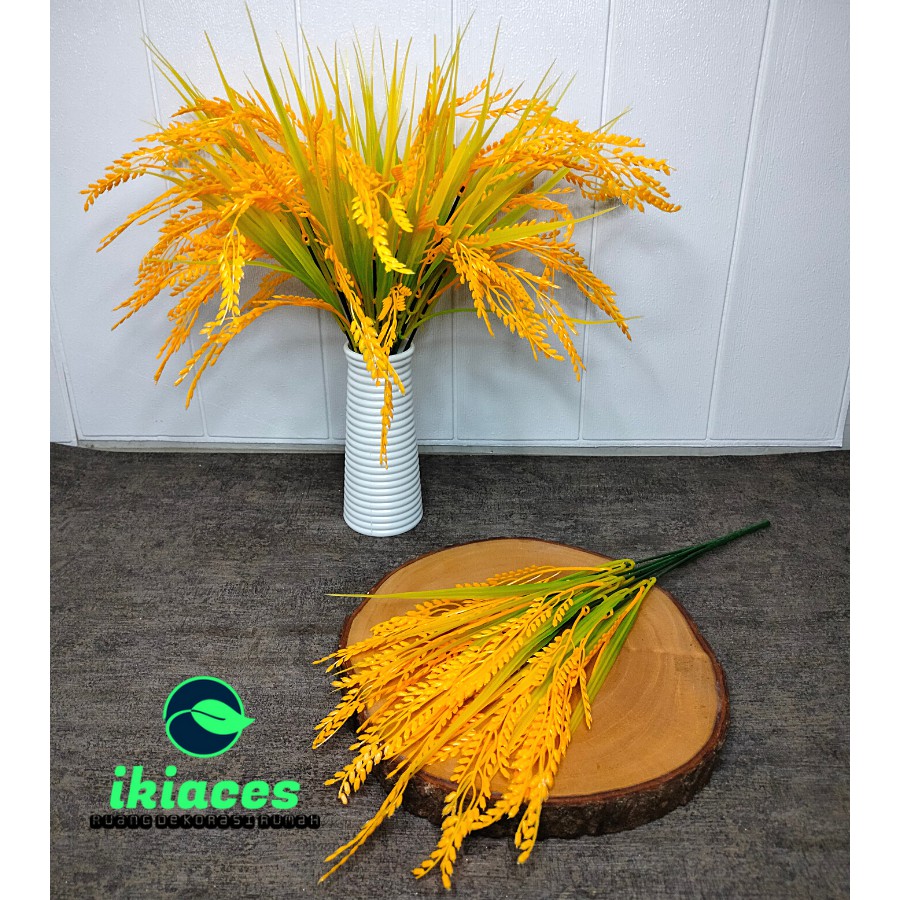 Jual BUNGA PLASTIK PADI BUNGA HIAS DAUN PADI PLASTIK PADI PALSU ...