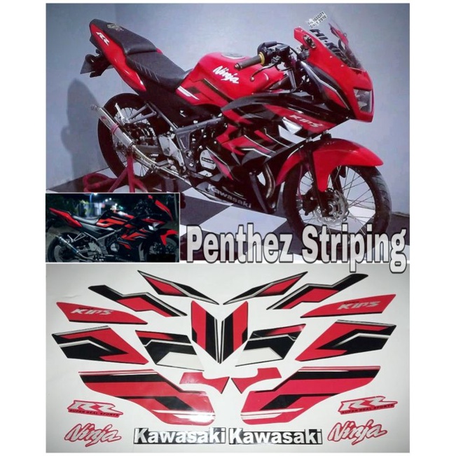 Jual Striping Ninja RR New 2015 SE RED/MERAH - Sudah Pakai Metalik (COD ...