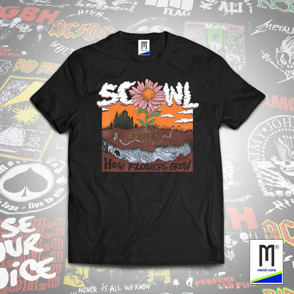 Jual KAOS BAND SCOWL TAG MERCHCONS BASIC SIZE LUAR COTTON COMBED 24S ...