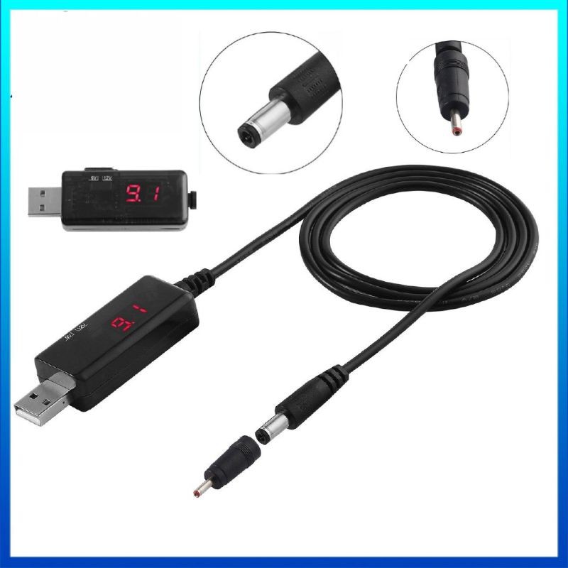 Jual adaptor adapter boost converter step up Kabel USB DC 5v to 9v dan ...