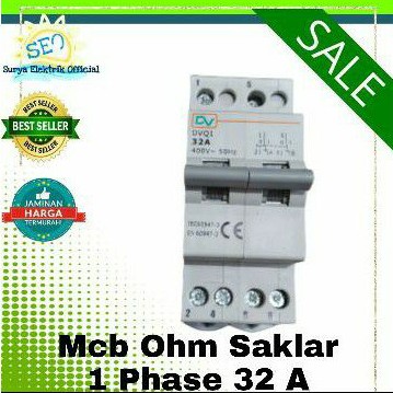 Jual Mcb cam stater handel Listrik 1 phase 32 A pln genset | Shopee ...