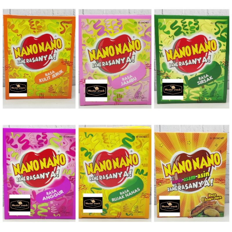 Jual Permen Nano Nano isi 30 sachet | Shopee Indonesia