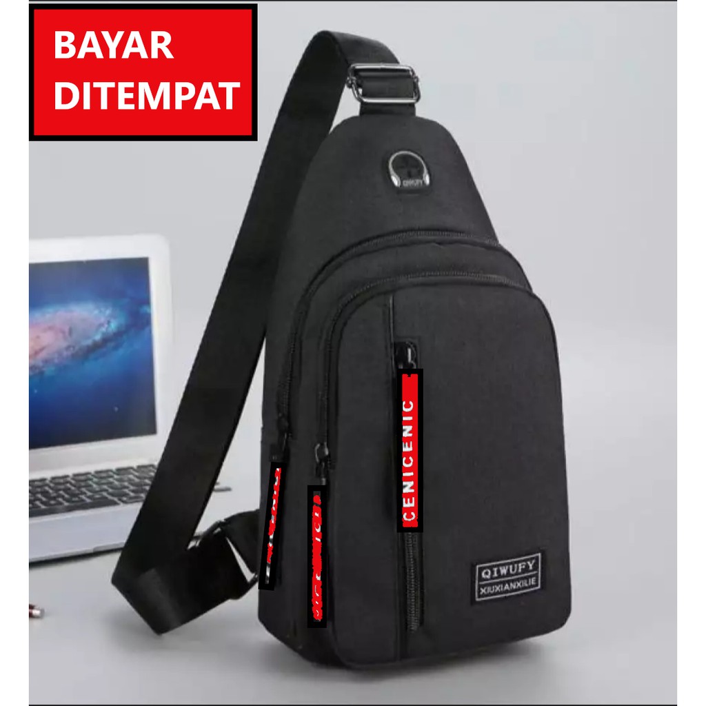Jual Tas selempang sling bag pria/wanita QUIk SILVER / Tas Dada Pria ...