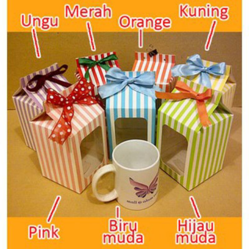 Jual DUS SERBAGUNA DUS MUG DUS GARIS CANTI | Shopee Indonesia
