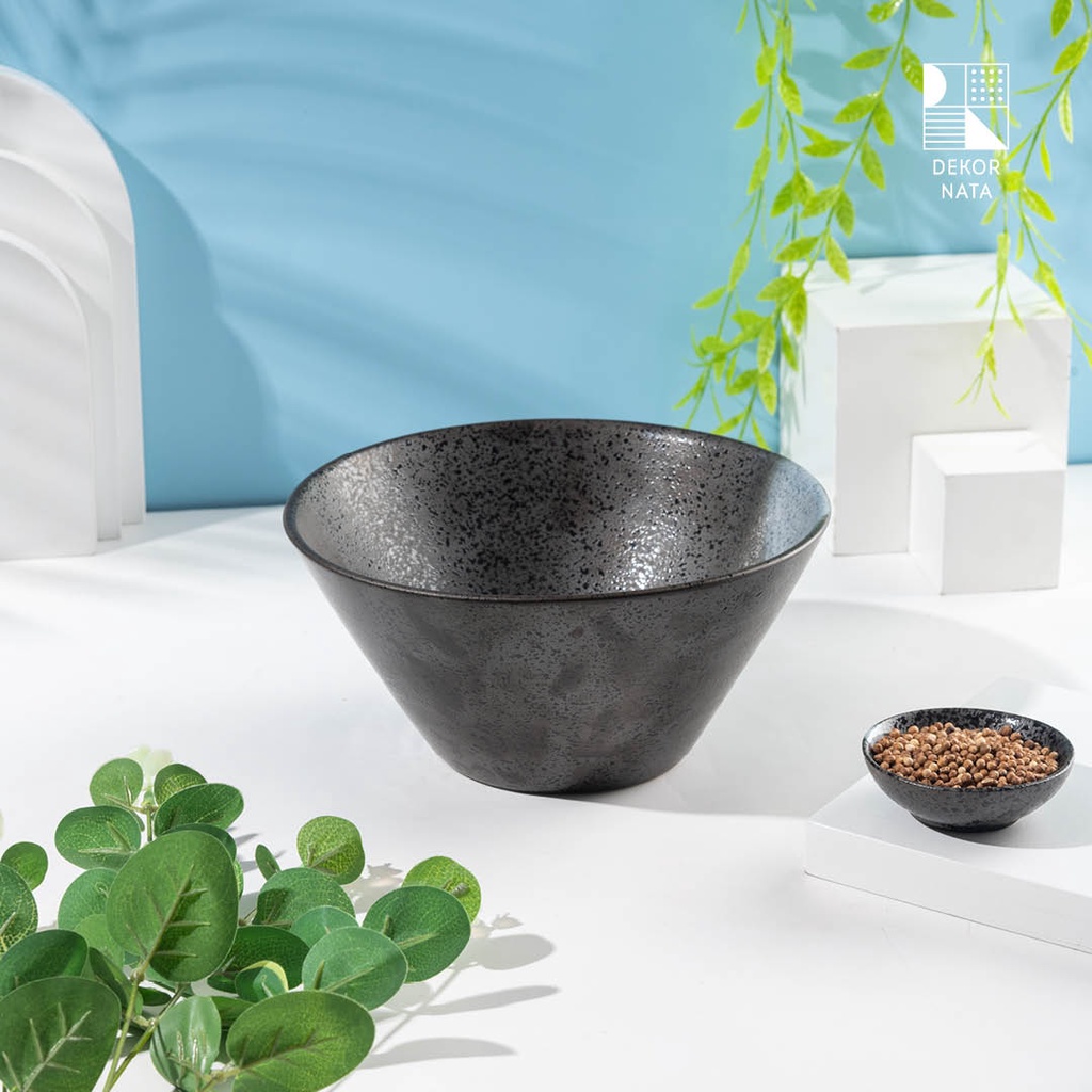 Jual Dekornata Akira Bowl / Mangkok Ramen Hitam / Mangkuk Keramik ...