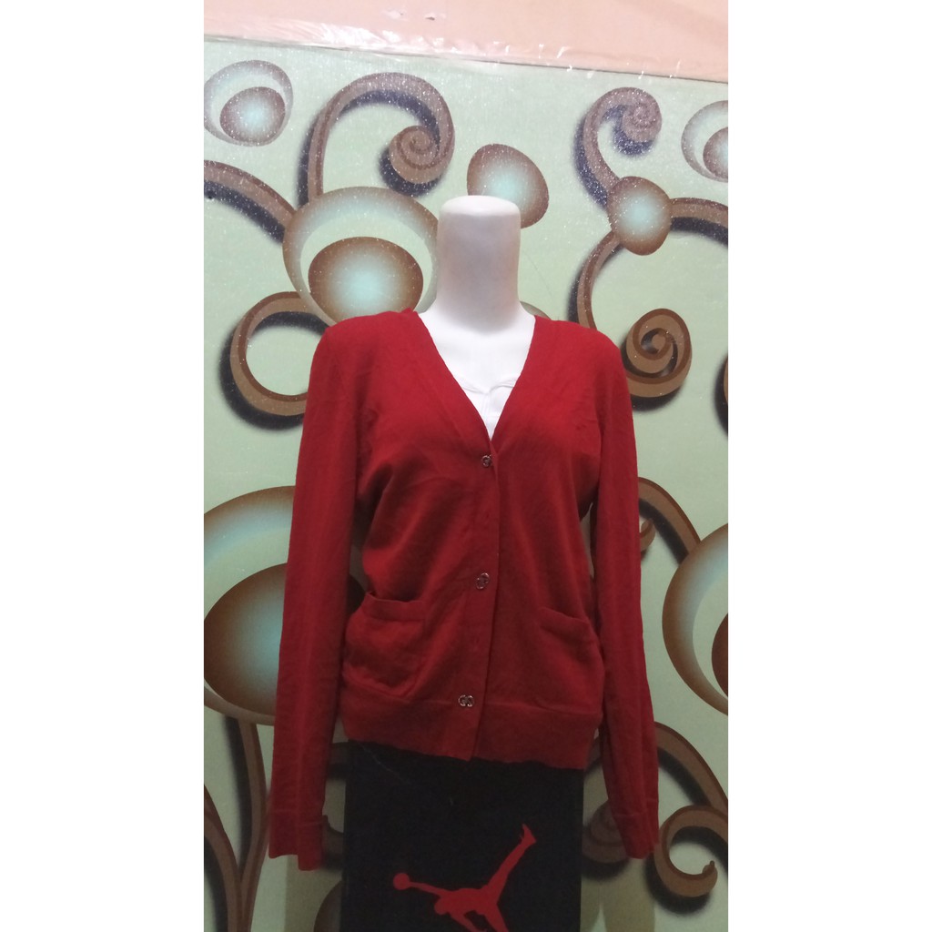 Jual Kardigan Merah | Shopee Indonesia