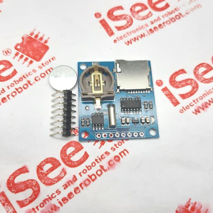 Jual Mini Data Logger Logging DS1307 With SD SLOT for arduino raspberry ...