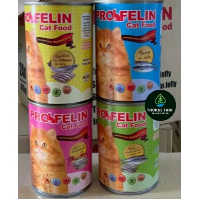 Jual MAKANAN BASAH KUCING || WET FOOD PROFELIN || 400GR || KEMASAN ...
