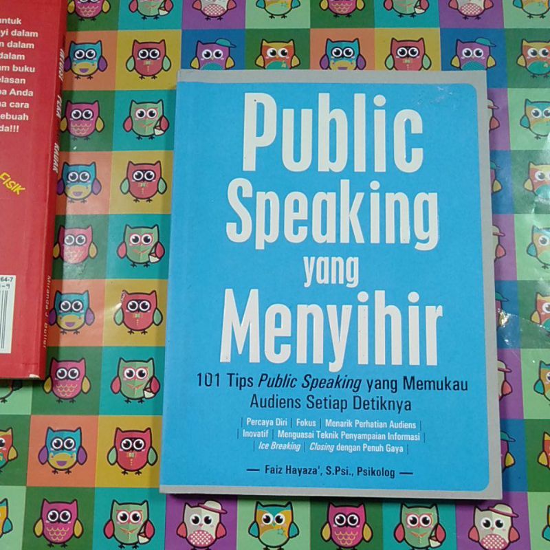 Jual PUBLIC SPEAKING YANG MENYIHIR (Faiz Hayaza' S.Psi) | Shopee Indonesia