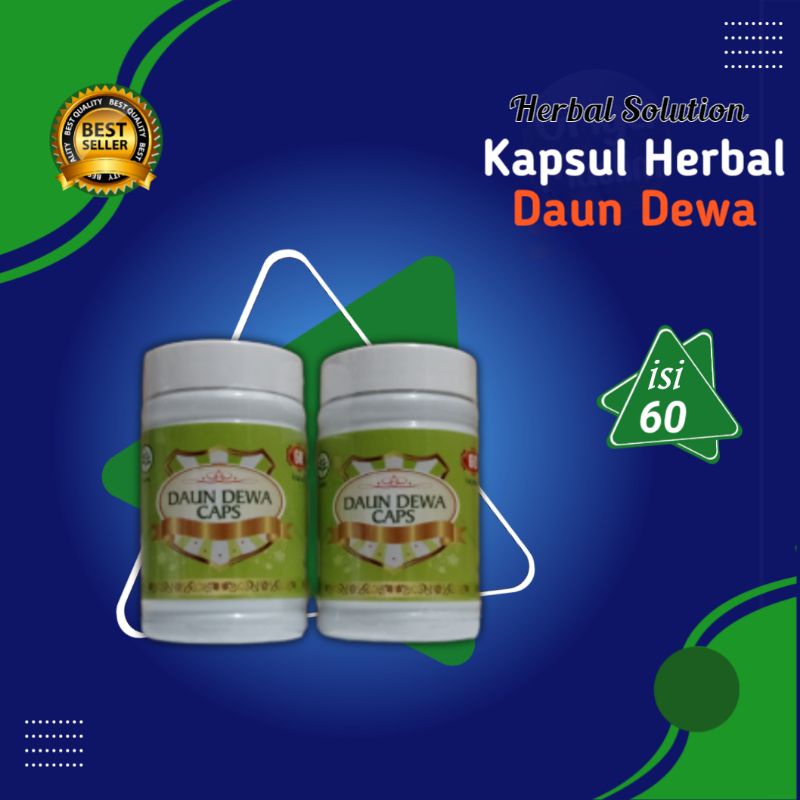 Jual Herbal Daun Dewa Kapsul Obat Herbal Atasi Kanker dan Hipertensi ...