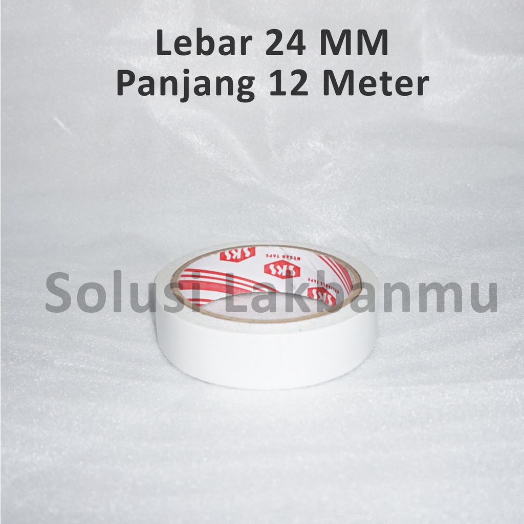 Jual Double Tape Putih 1 inch | Shopee Indonesia