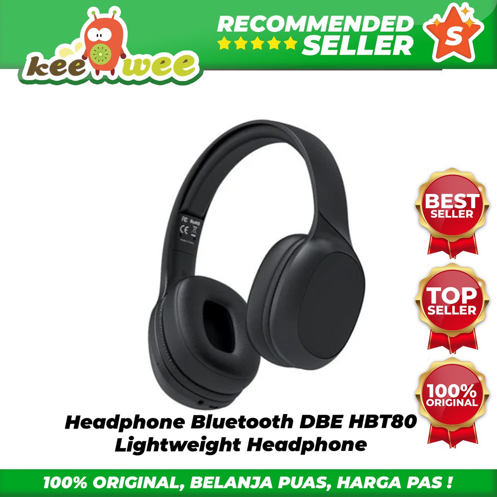 Jual Headphone Bluetooth DBE HBT80 - Lightweight Headphone | Shopee ...