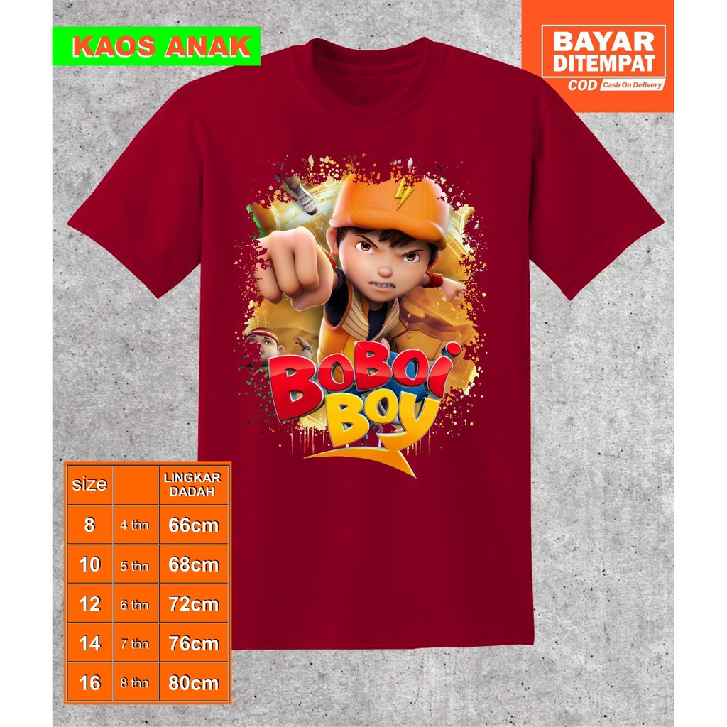 Jual hokycia/kaos baju boboiboy anak|baju boboiboy galaxy halilintar ...