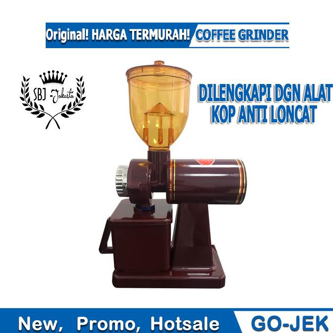 Jual Mesin Giling Penggiling Kopi Listrik N600 Electric Coffee Grinder ...