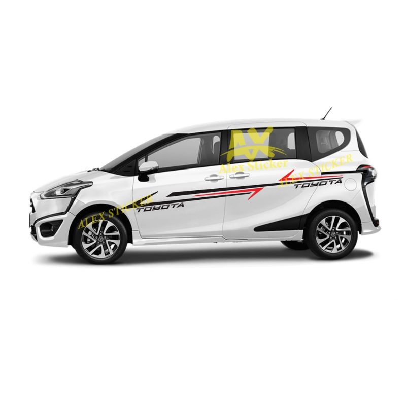 Jual sticker cutting terbaru mobil TOYOTA SIENTA list strip body ...