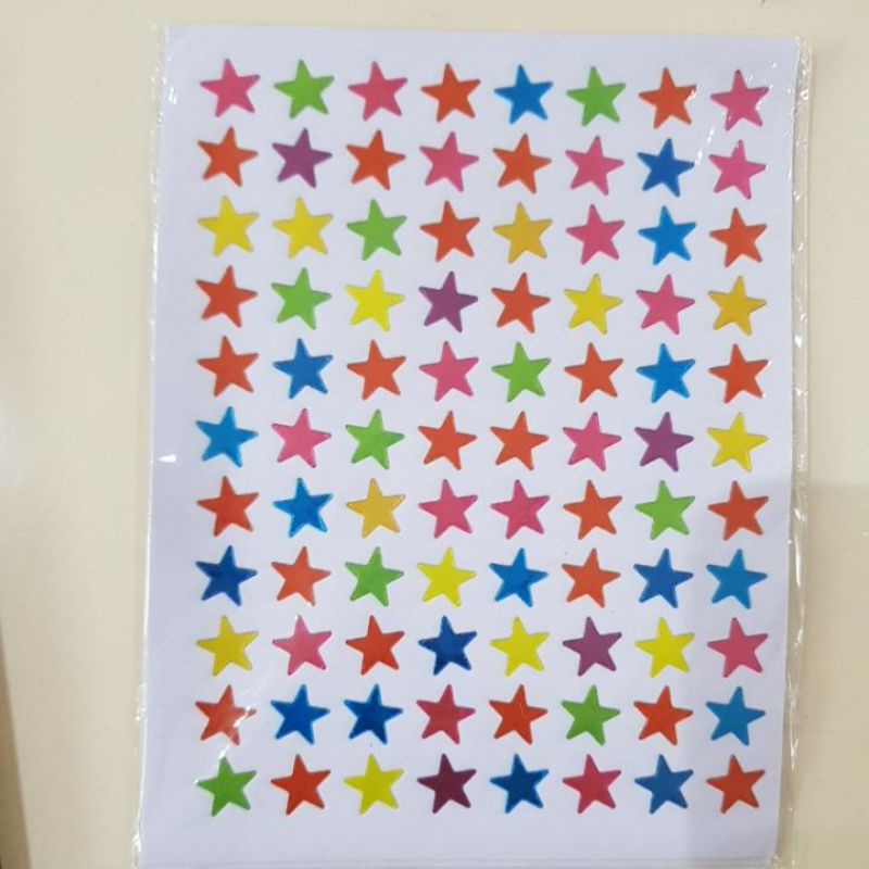 Jual STICKER REWARD STAR stiker bintang besar kecil stiker anak ...