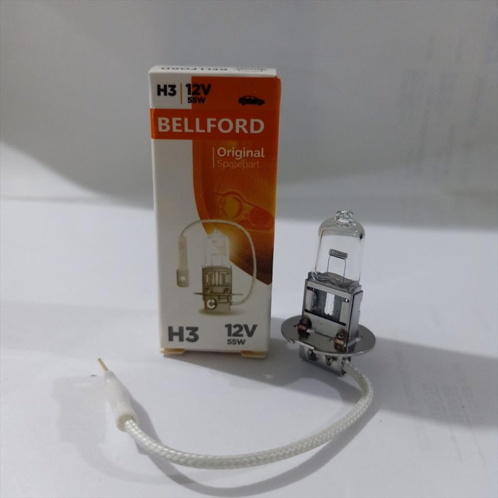 Jual Bohlam Halogen H3 55W 12V Fog Lamp Lampu Kabut Bellford Standar ...