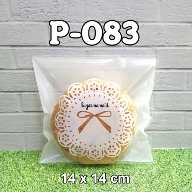 Jual (100pcs) Plastik Kemasan OPP P 083 14x14cm Bungkus Cookies Roti ...