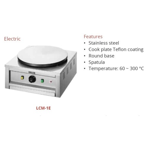 Jual MESIN CREPES GETRA LCM-1E DAN LCM-1G MESIN PEMBUAT CREPES GAS DAN ...