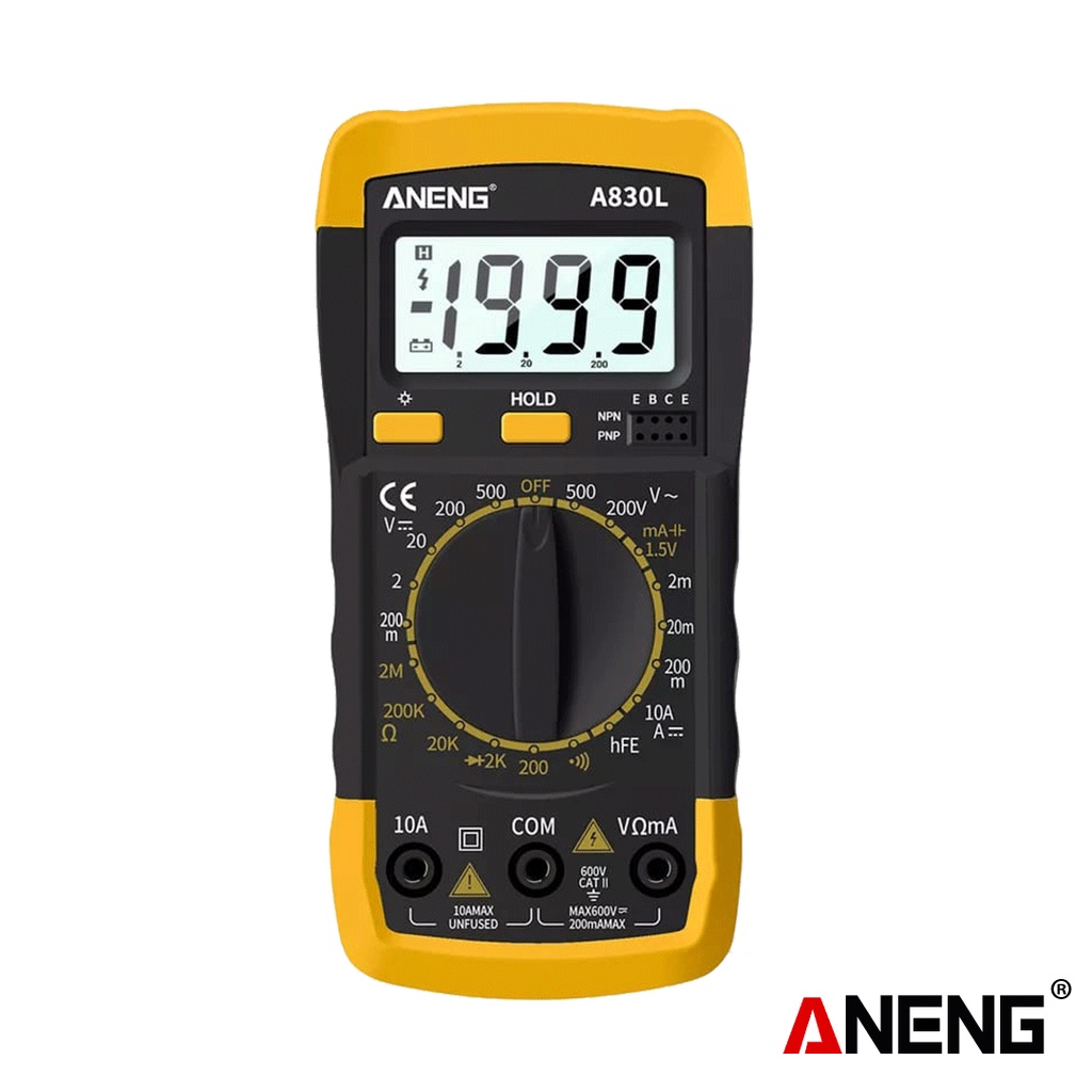Jual Aneng A830L Digital Multimeter AC DC Voltage Diode Freguency ...