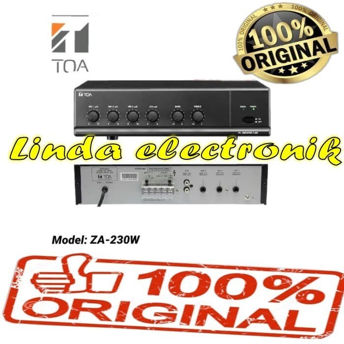 Jual Amplifier TOA ZA 230 W ORIGINAL toa za 230w original | Shopee Indonesia