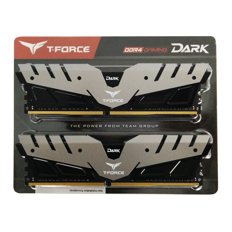 Jual Team T-Force DDR4 8G (4x2)PC 2400 - Grey | Shopee Indonesia