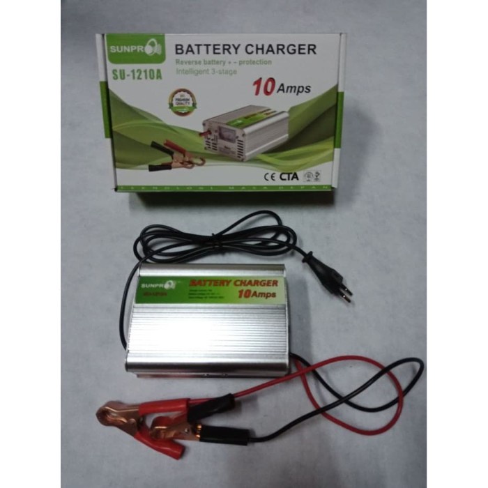 Jual Ds022D Charger Accu 12V10A/ Alat Charge Aki Mobil Dll 12V10A ...